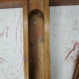 Unlisted | Other | Vintage Catholic Wooden Crucifix Cross With Hidden ...